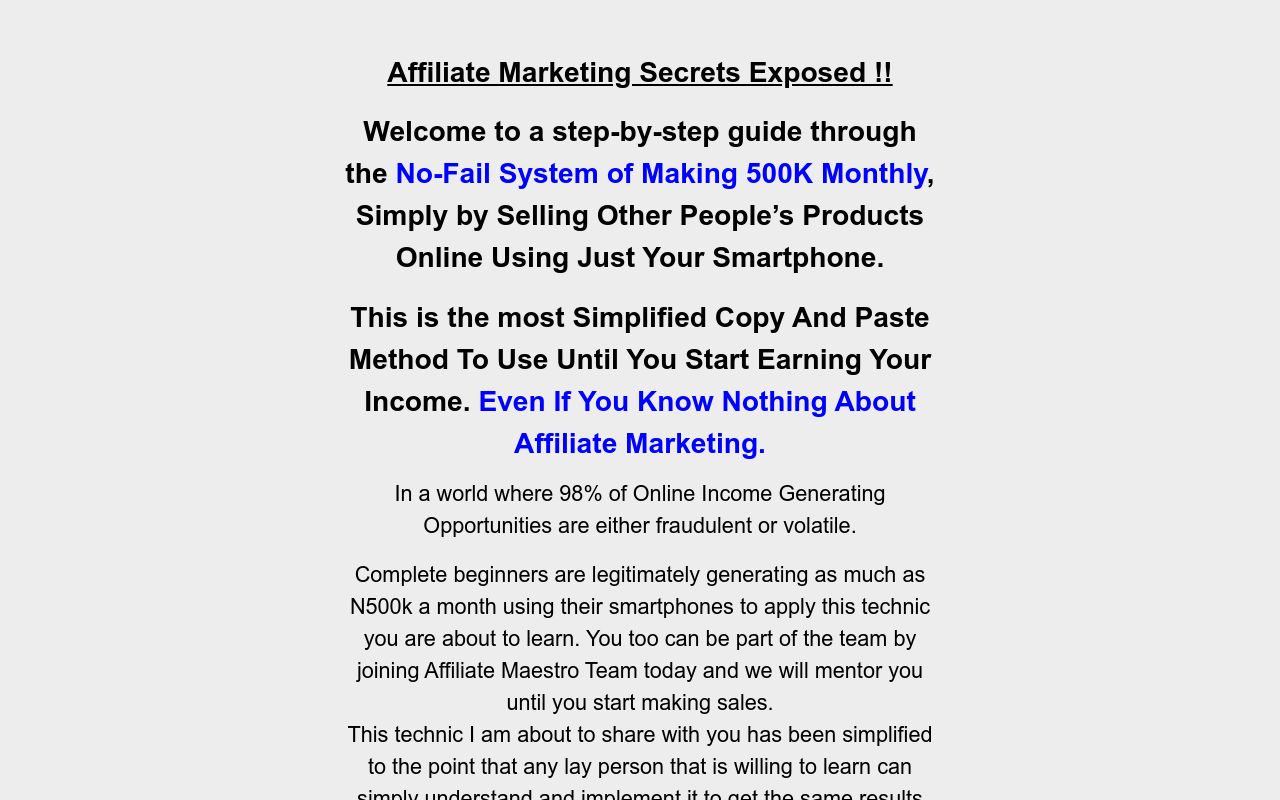 Affiliate Marketing